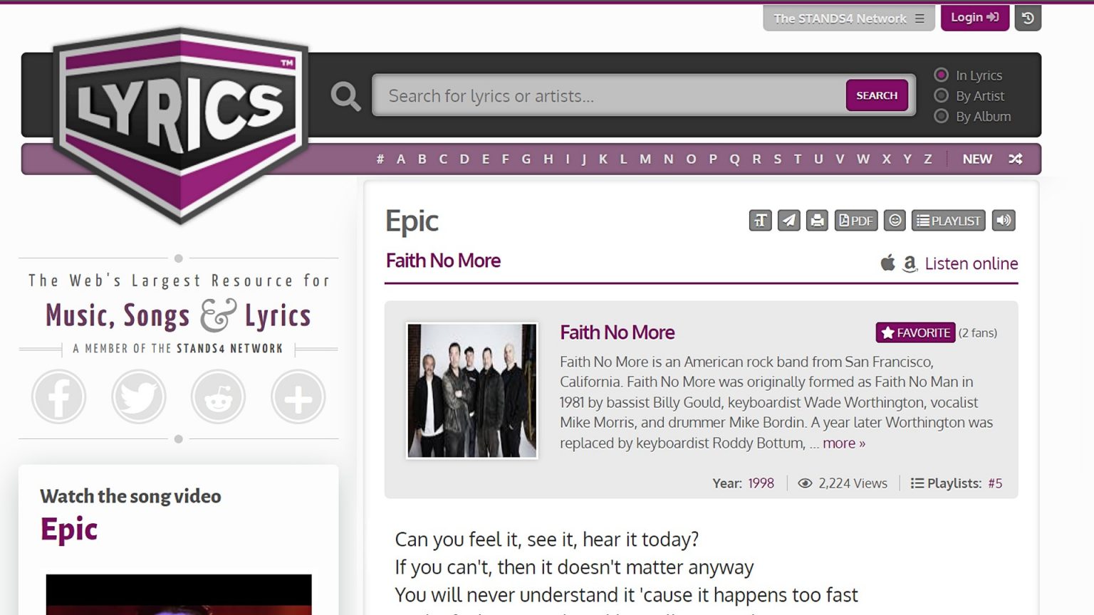 Song Lyrics Search: Top 20 Sites For the Music Enthusiasts | CitizenSide