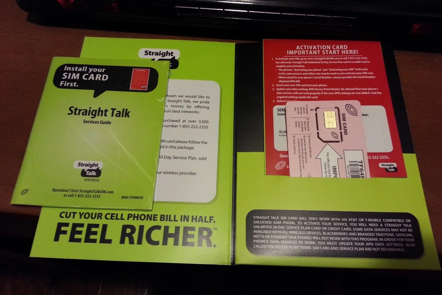 Straight Talk Verizon SIM Card Straight Talk SIM Card Kit For Verizon ...