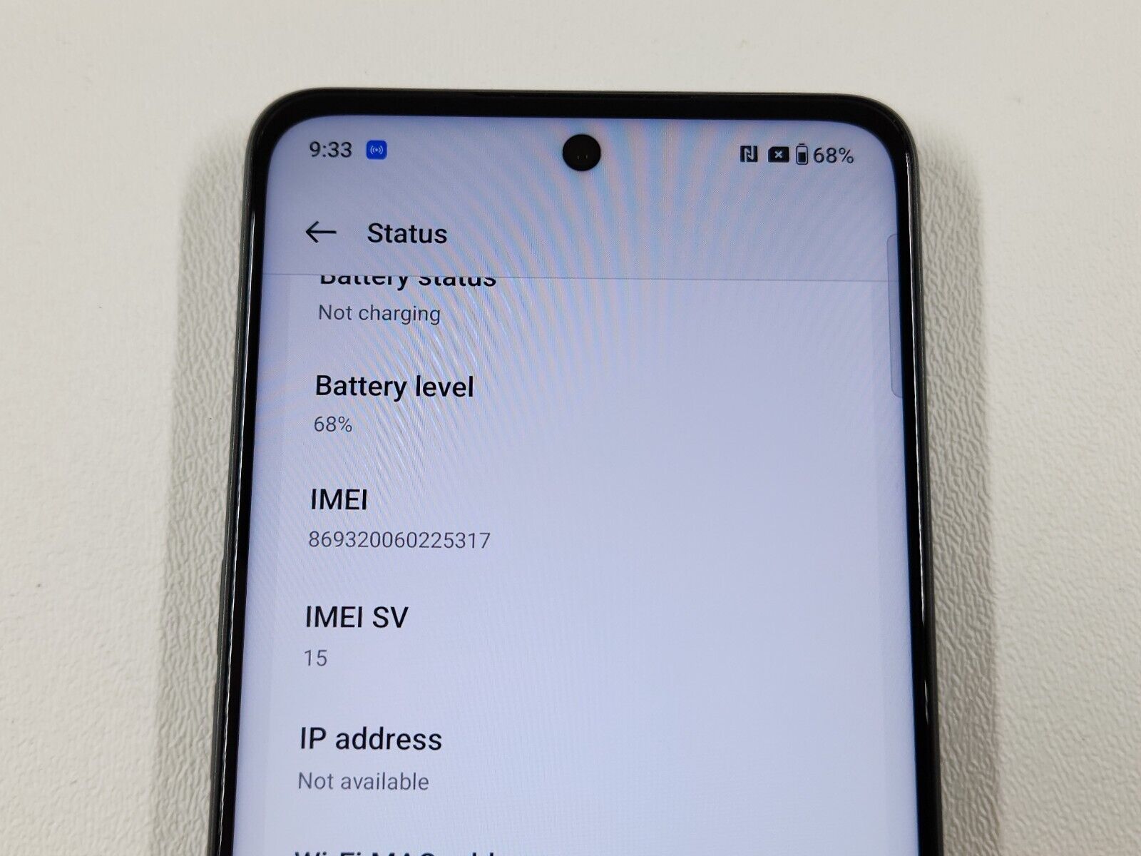 IMEI Number Verification On OnePlus Nord CitizenSide
